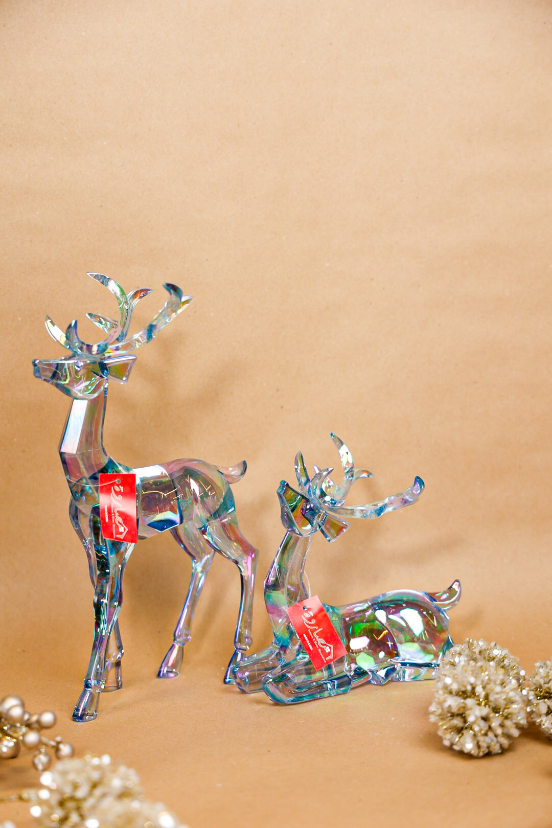 Iridescent Acrylic Reindeer – Masarweh Store